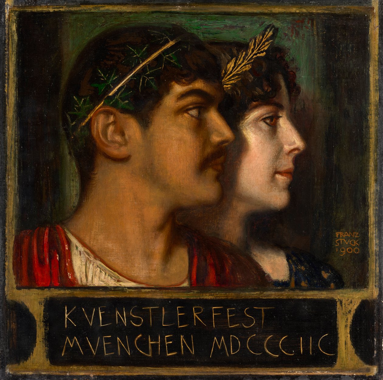 Franz and Mary Stuck by Franz von Stuck: Fine art print