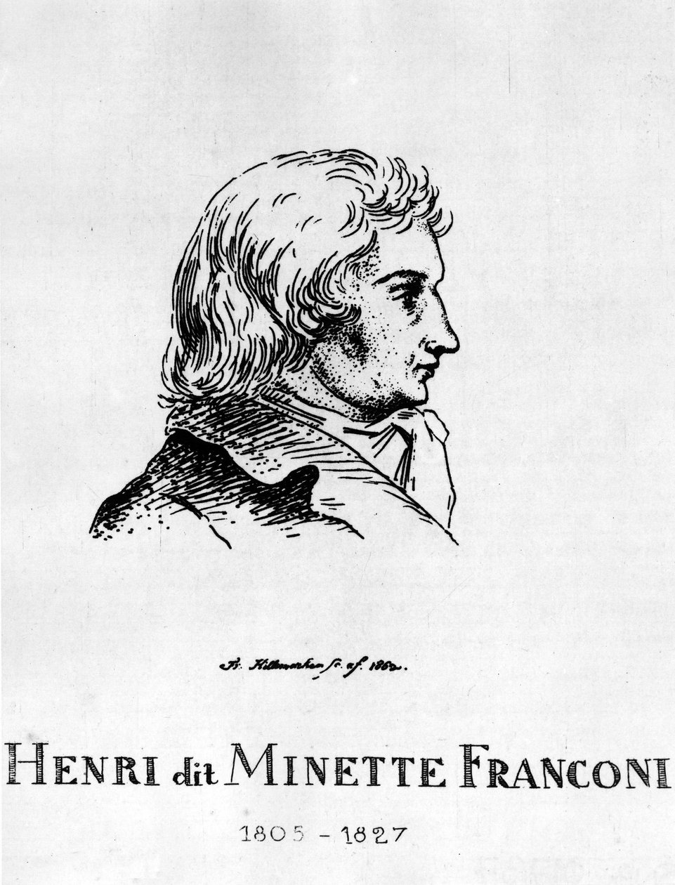 Circus: Portrait of Henri Franconi, dit Minette Franconi (1805-1827 ...