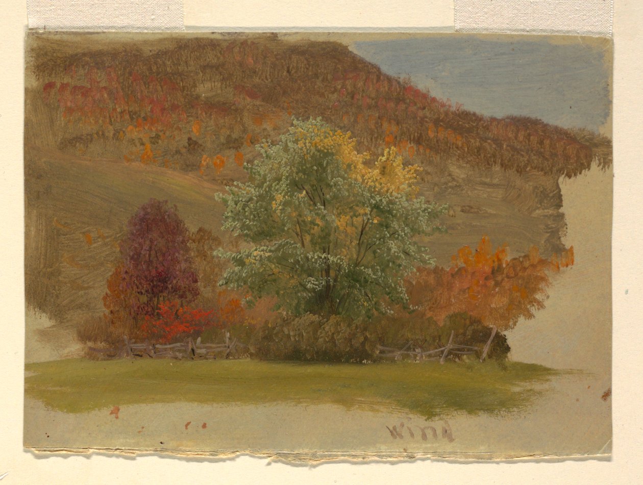 Autumn Landscape by Frederic Edwin Church: Fine art print