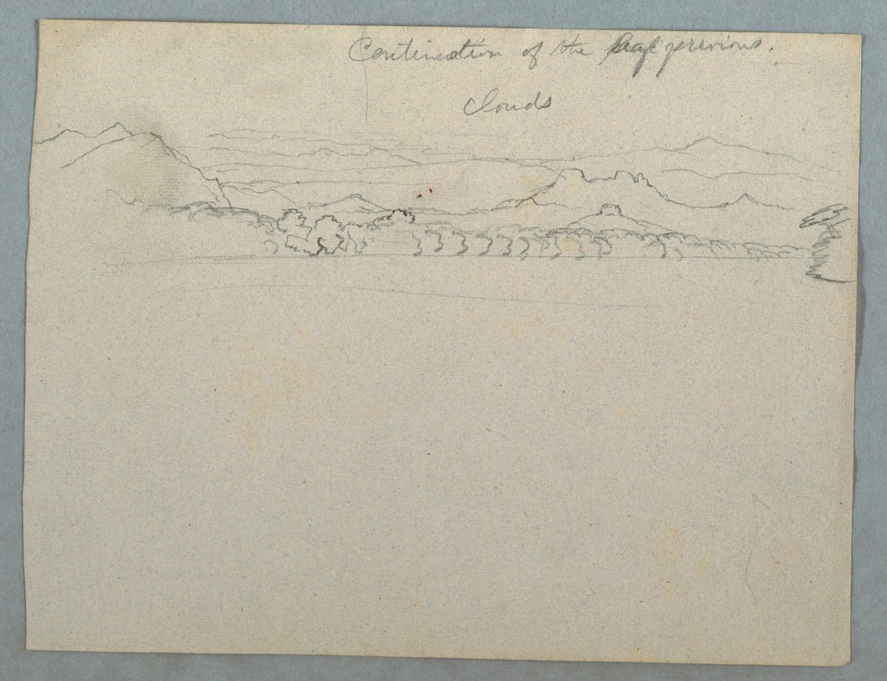 Cloud-capped South American Mountain Landscape Seen Beside a Bay, Part ...