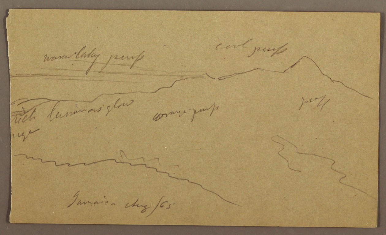 Landscape, August 1865 by Frederic Edwin Church