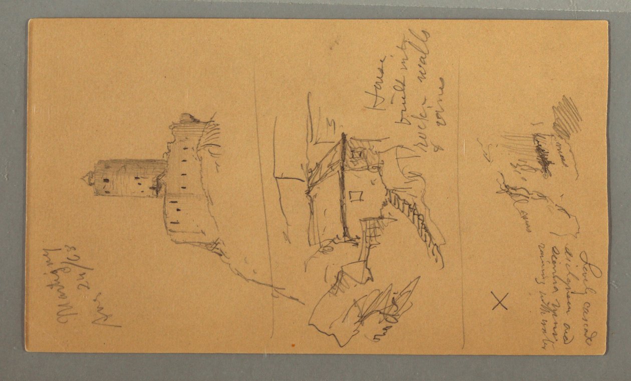 Medieval Castle, House Cascade, August 24, 1868