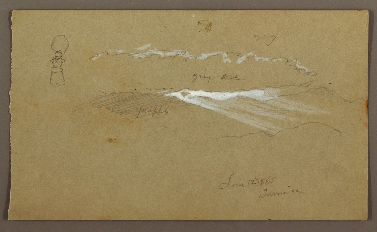 Sky, Figure, June 12, 1865 by Frederic Edwin Church