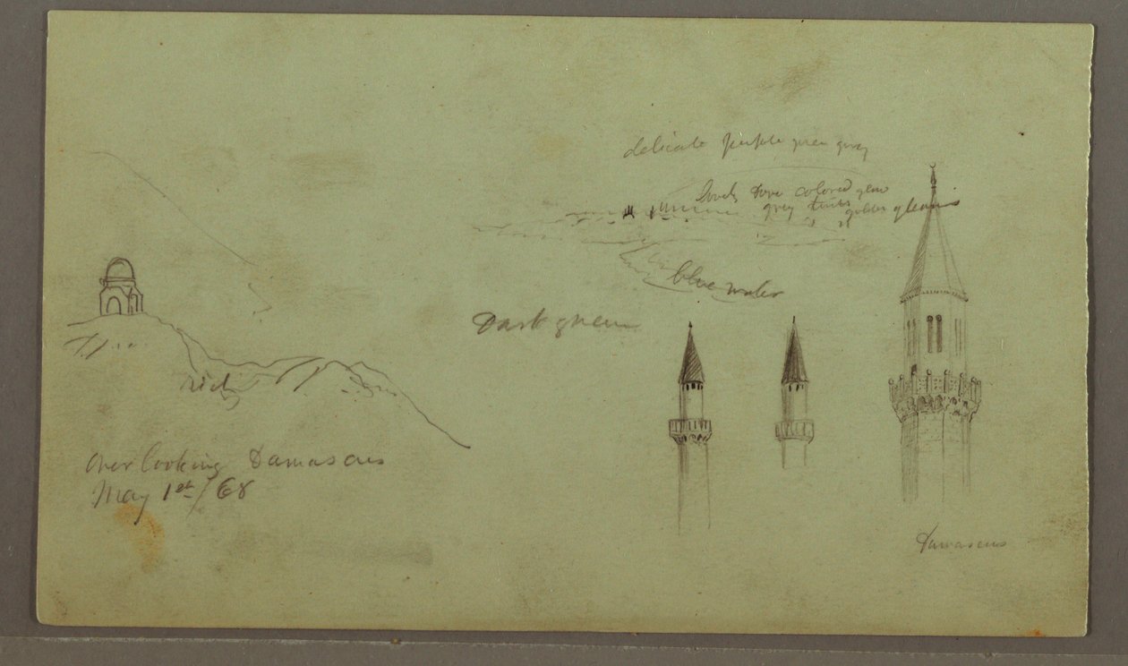 Tomb of a Hill, Three Minarets, May 1, 1868