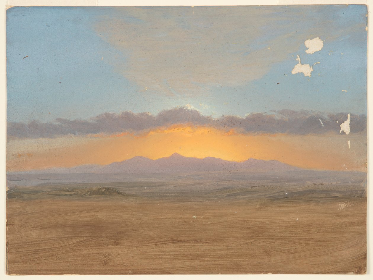 Sunset by Frederic Edwin Church: Premium art reproduction