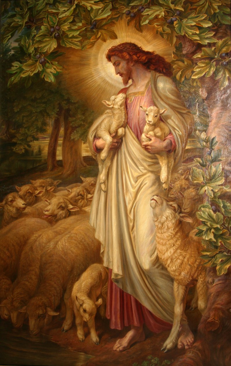 The Good Shepherd by Frederic James Shields: Fine art print