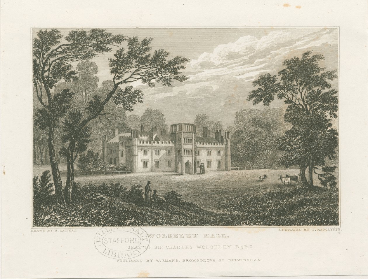 Wolseley Hall by Frederick Calvert: Buy fine art print