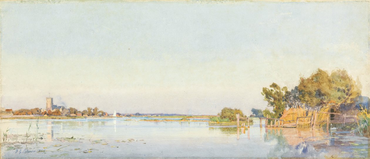 Christ Church Ferry by Frederick George Cotman