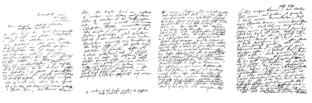 Letter by Ludwig von Beethoven, 1817 1865