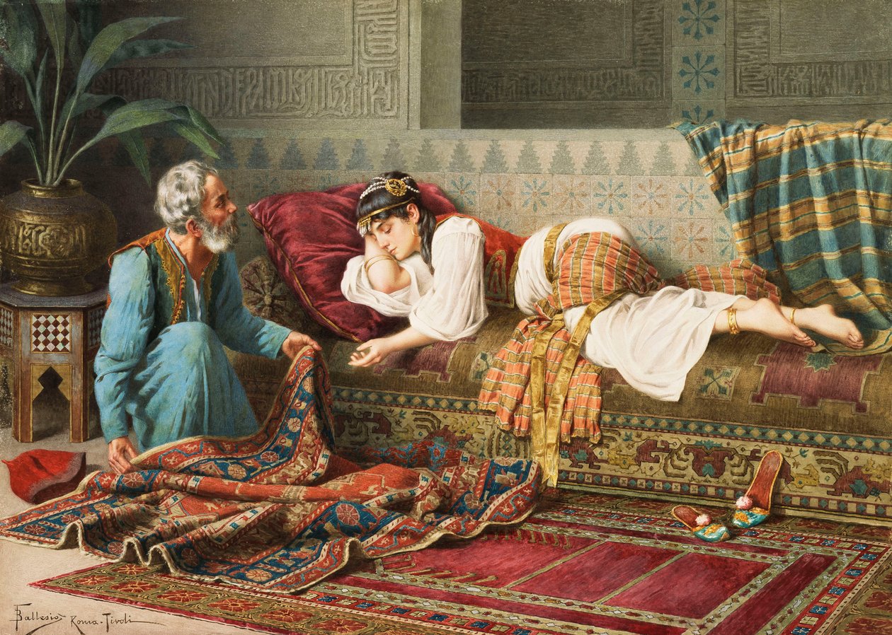 Carpet sellers store