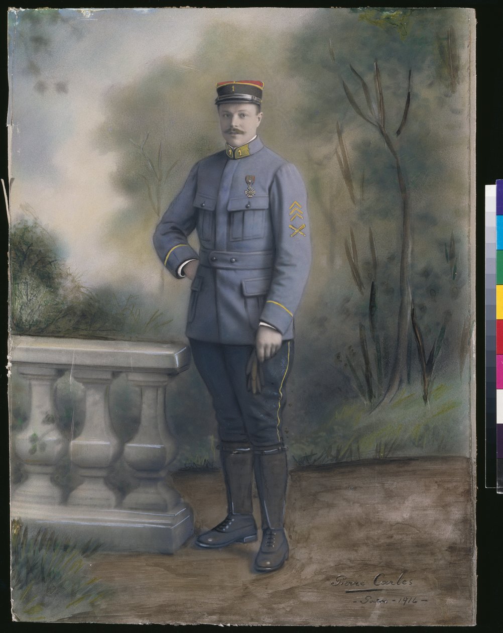 Second lieutenant of the First Infantry Regiment, 1916