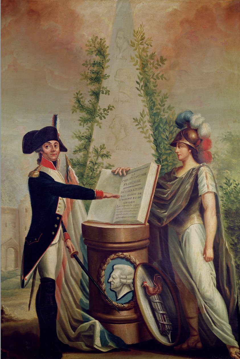 An Officer of the National Guard Swearing an Oath of Allegiance before ...