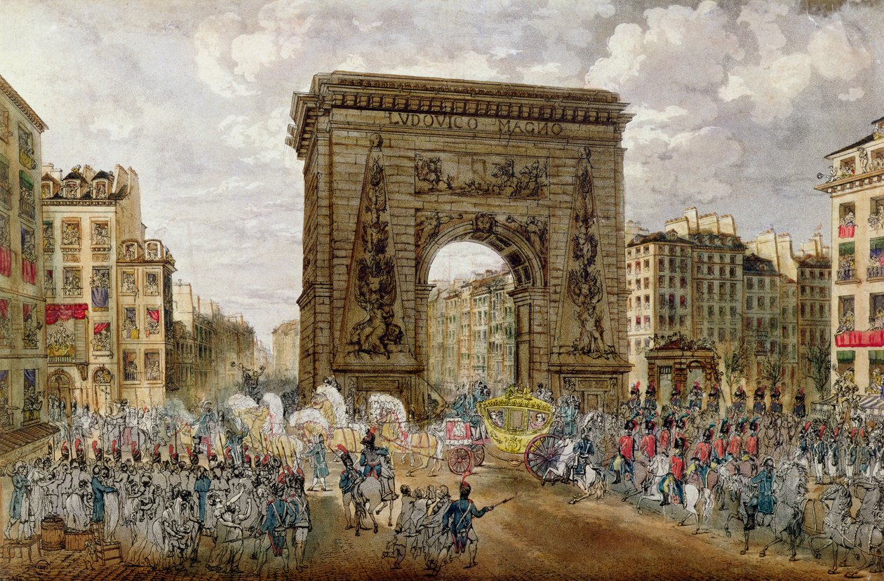 Procession of Pope Pius VII in Paris, 28th November 1804