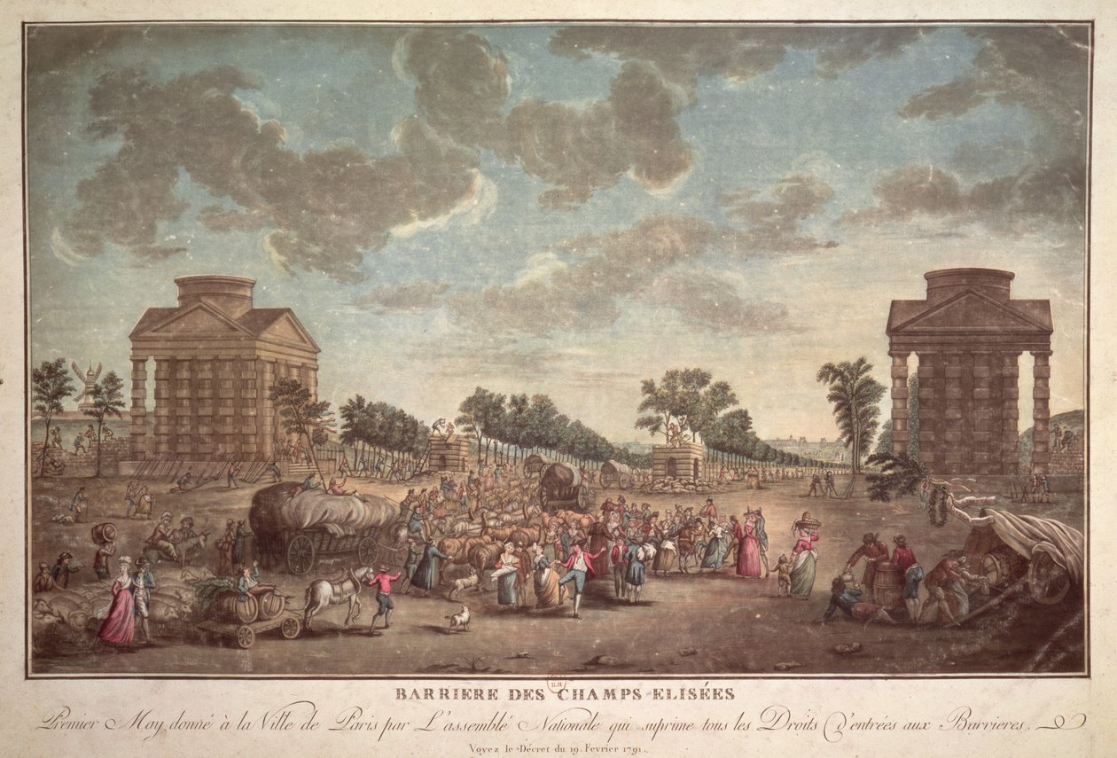 The Barrier at the Champs Elysees. The Suppression of Right of Entry to ...