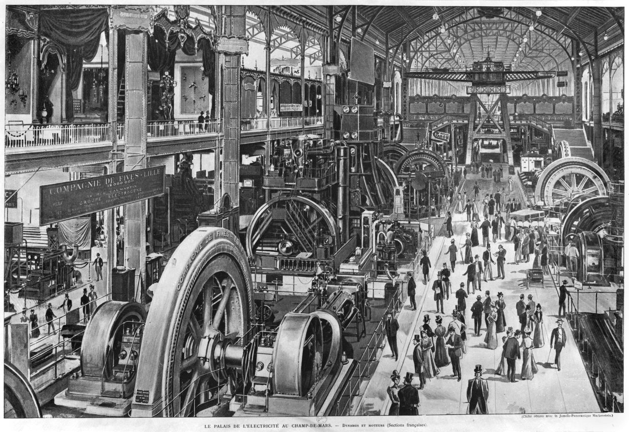 The French Electrical Machinery Gallery at the Universal Exhibition of 1900