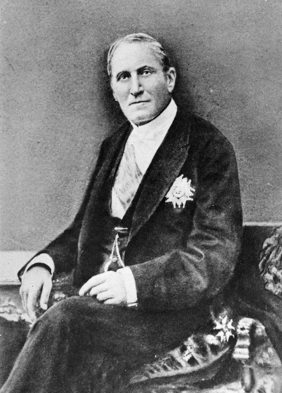 Portrait of Baron Georges Eugene Haussmann from Memoires du Baron Haussmann