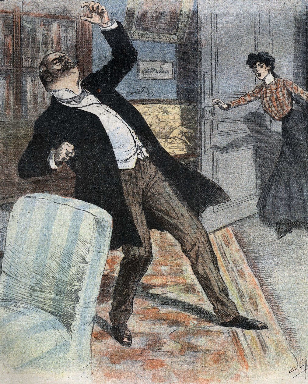 Apoplexy attack (sudden cessation of brain activity due to an accident ...