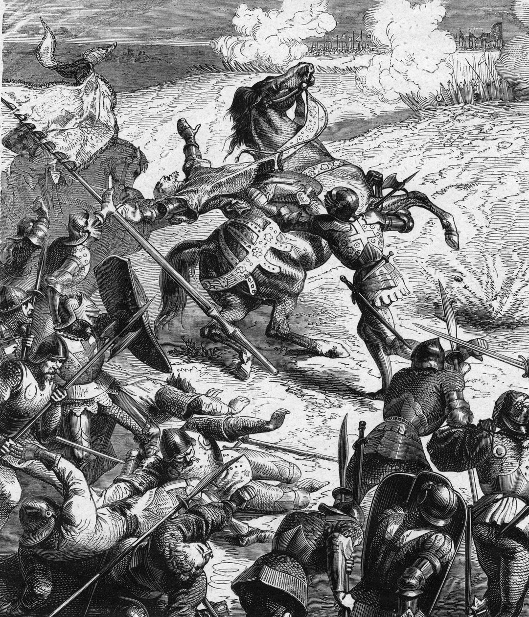 Battle of Castillon won by Jean d'Orleans on English commissioned by ...