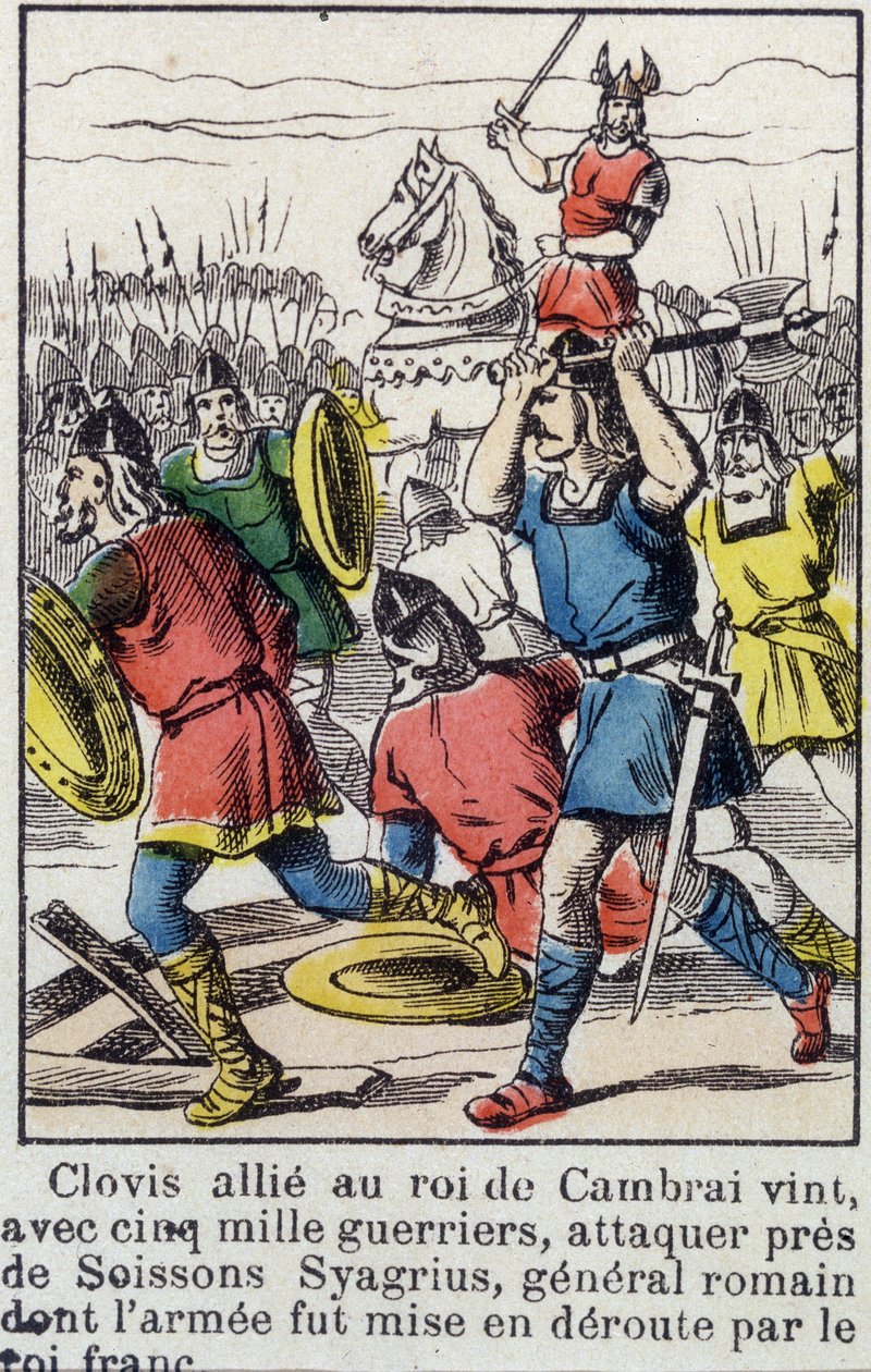 Clovis, Allied with the King of Cambrai, Came with 5000 Warriors to ...