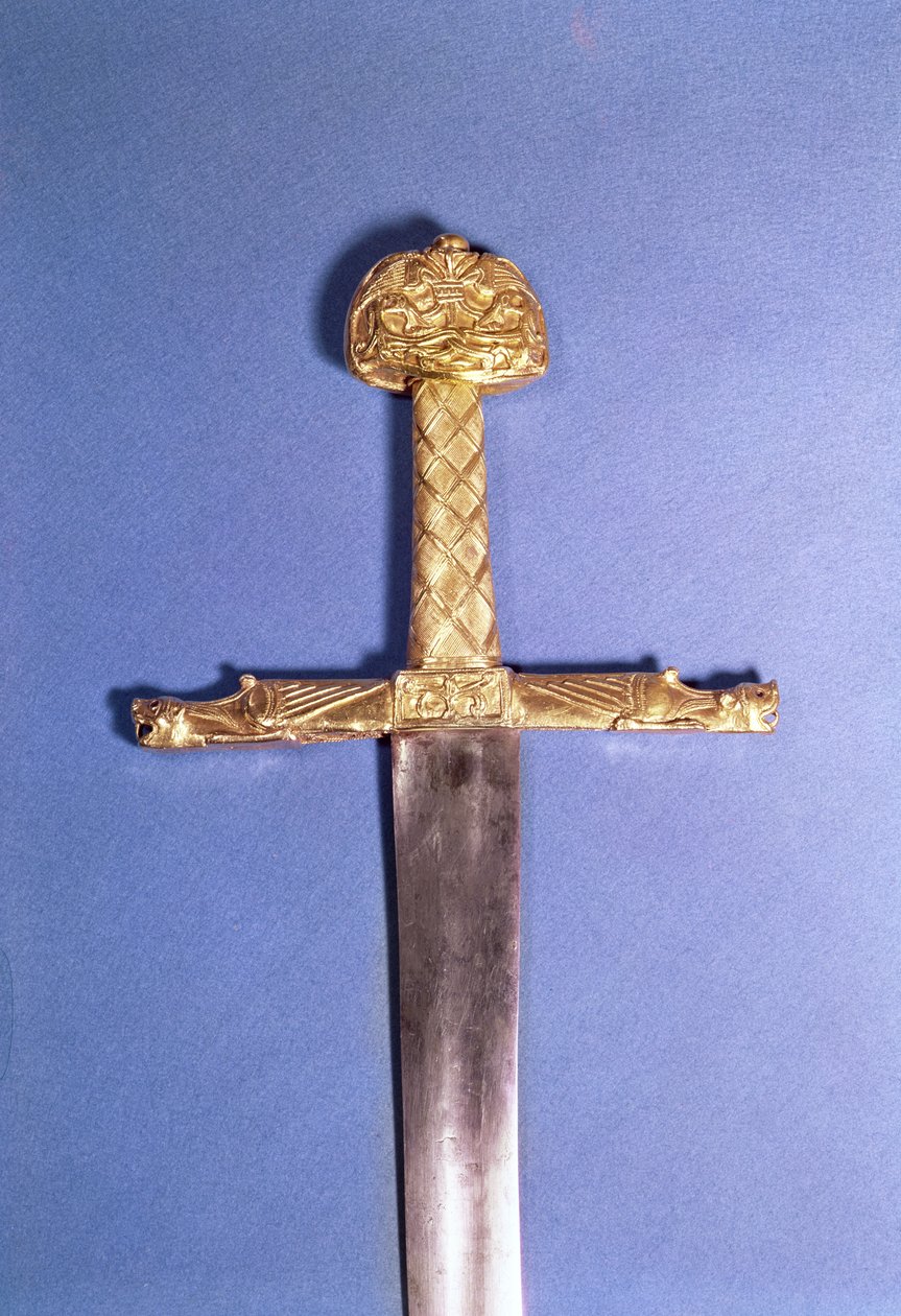 Coronation Sword of the Kings of France, Belonging to Charlemagne Known ...