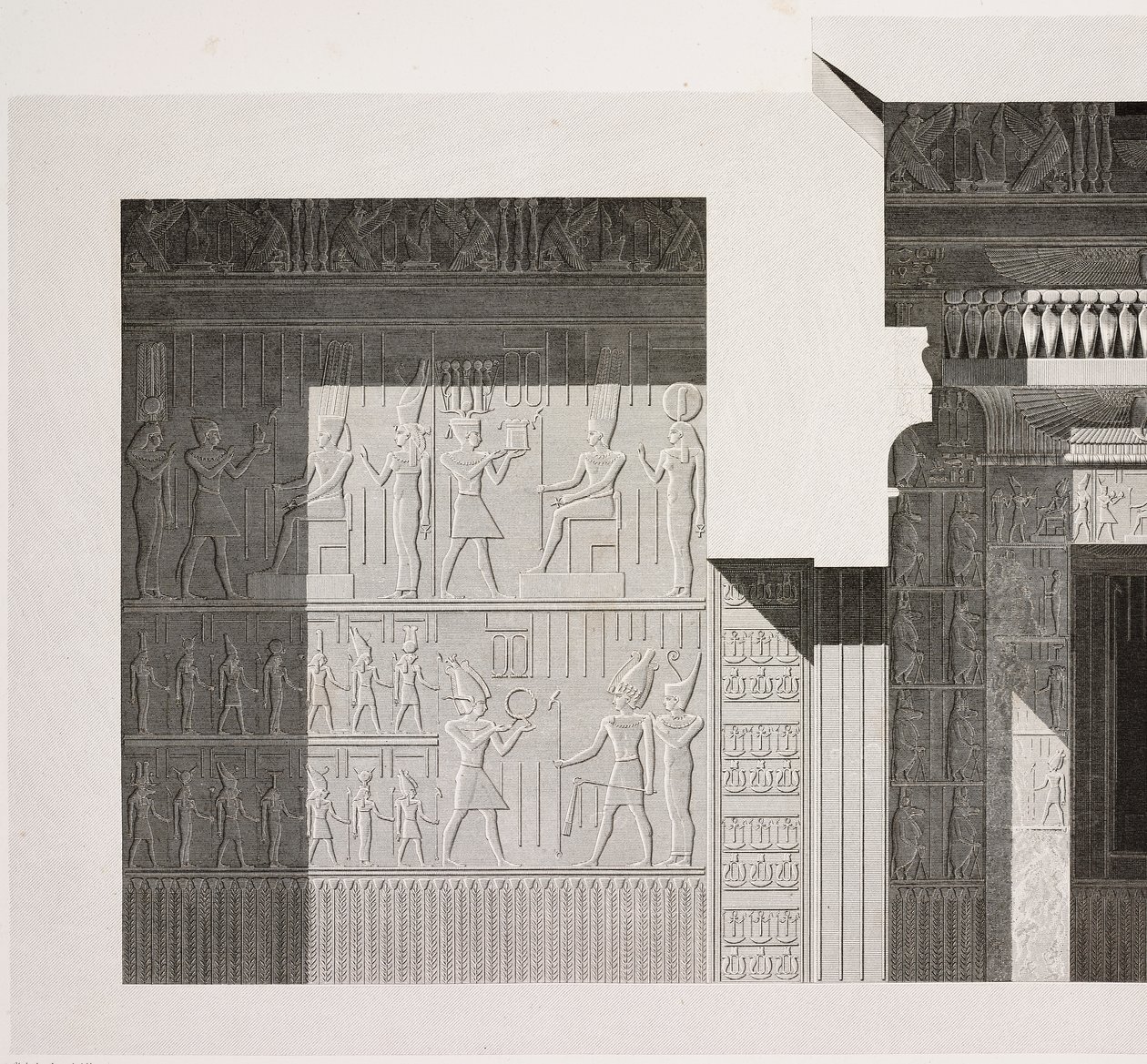 Cross-Section of the Small Southern Temple (Detail)