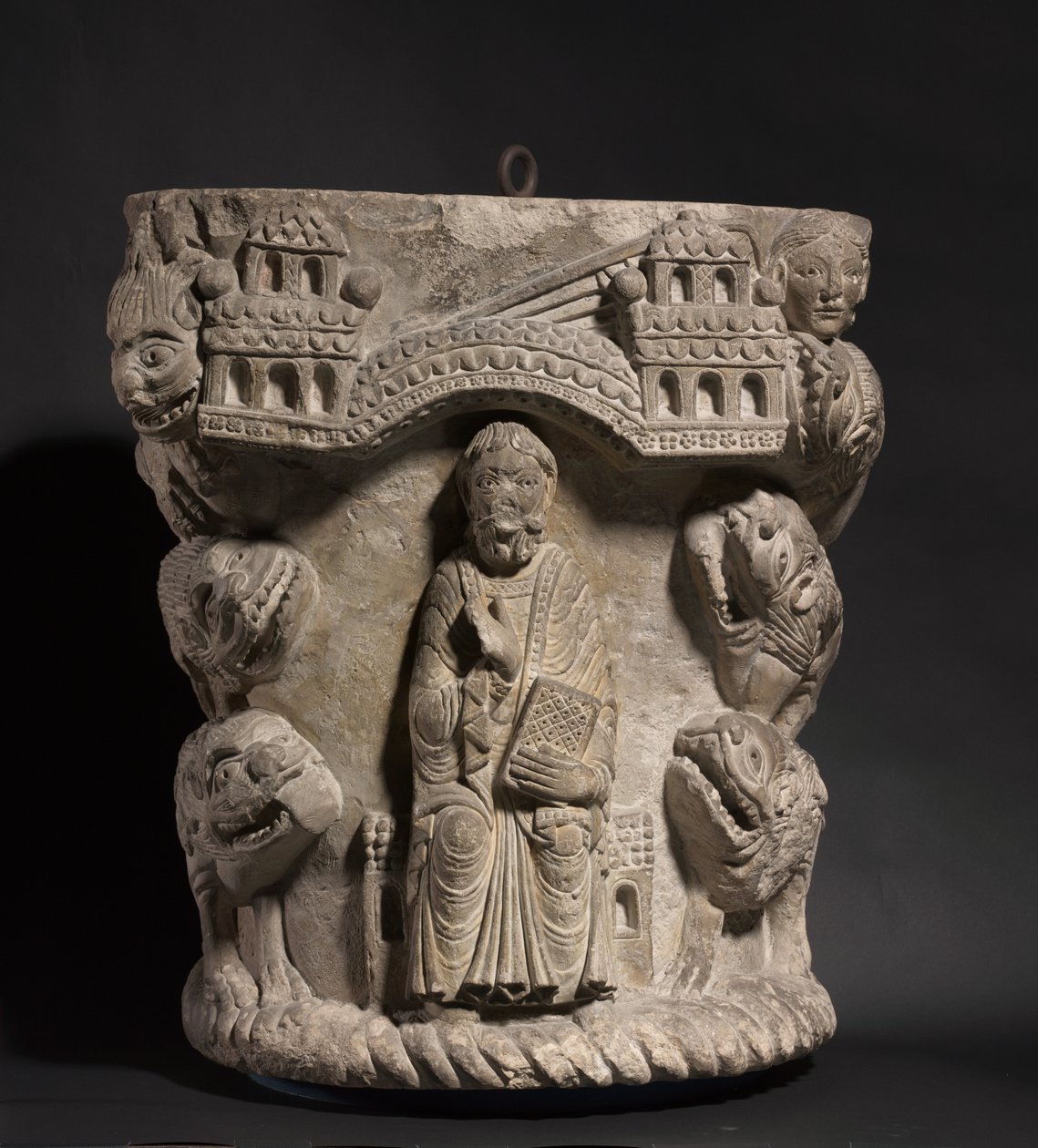 Daniel in the Lion's Den, c.1125-1150 by French School