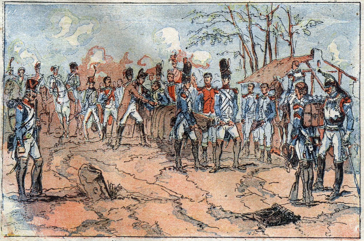 Death of Marshal Jean Lannes at the Battle of Essling on May 28