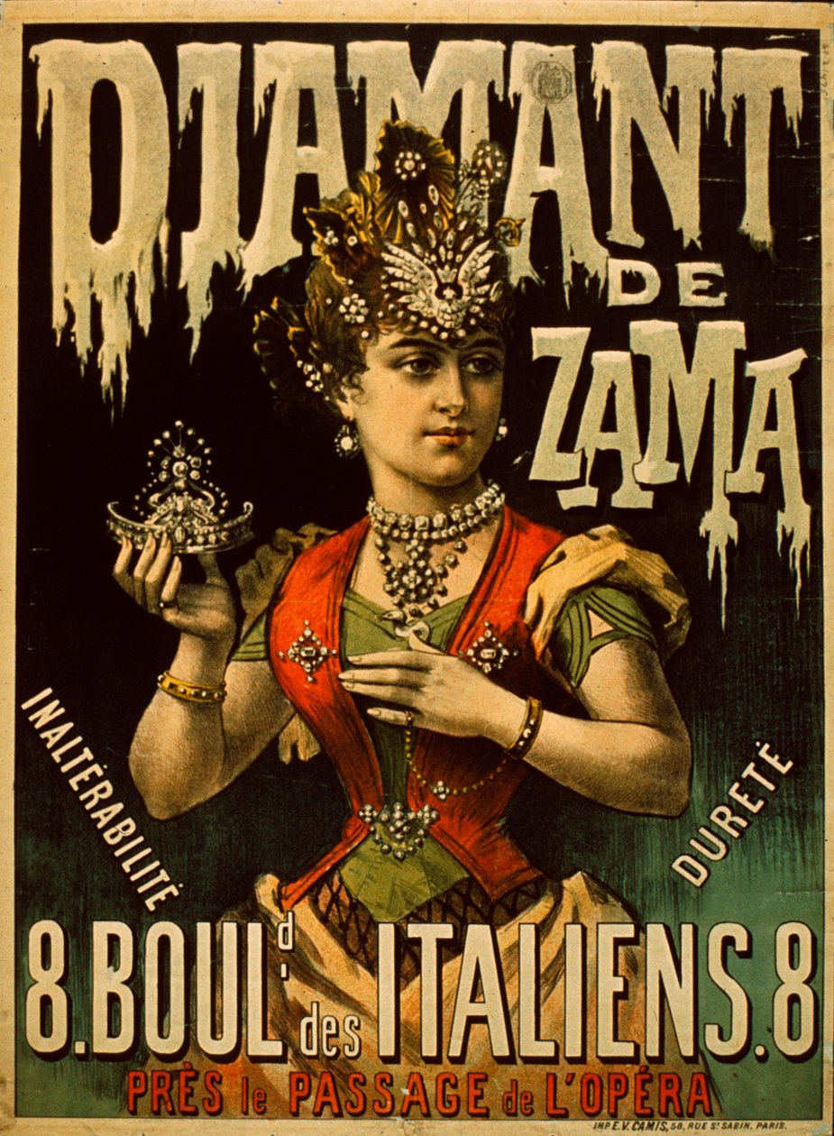 Diamant De Zama poster by French School: Fine art print