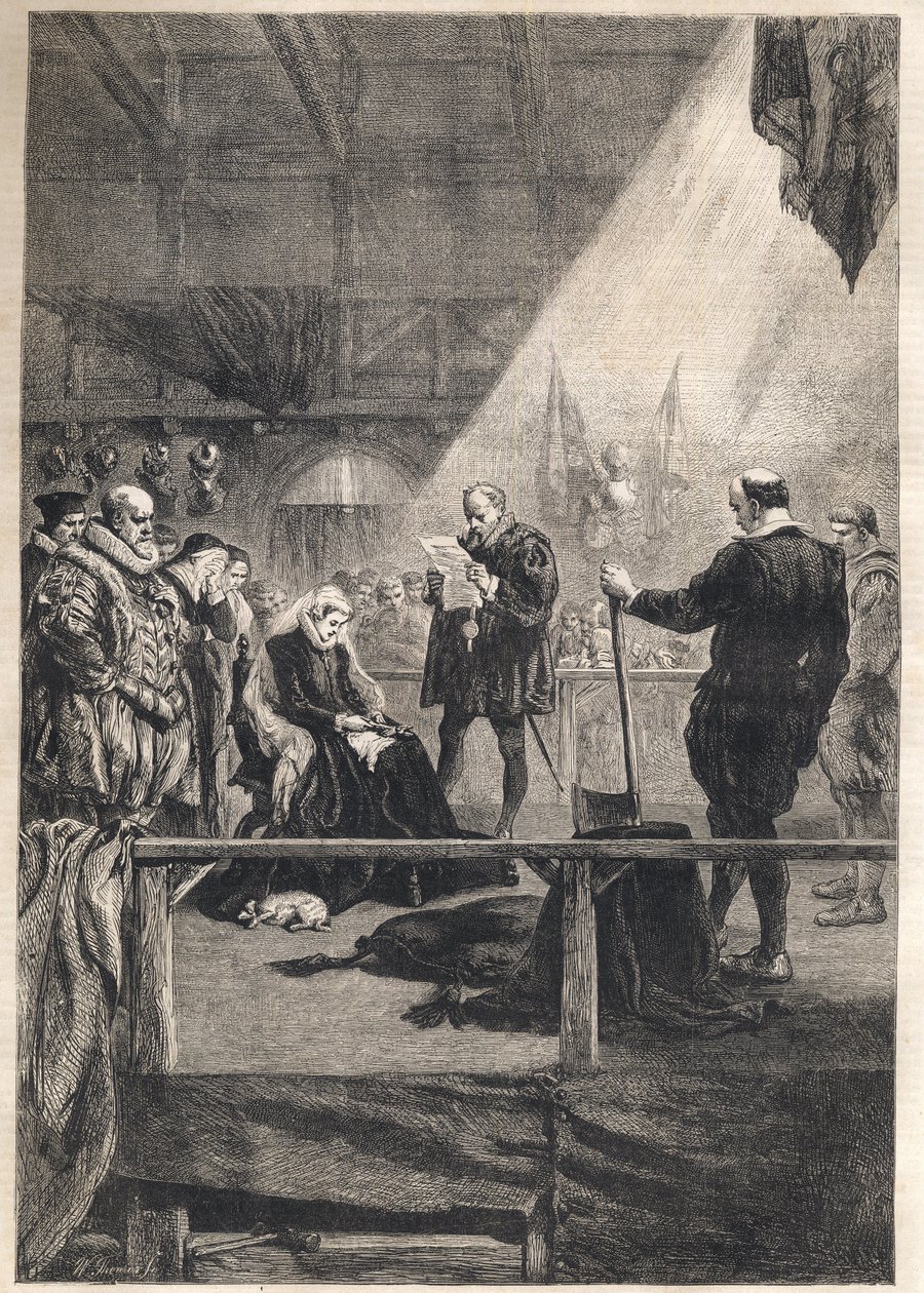 Execution of Mary, Queen of Scots and Queen Consort of France