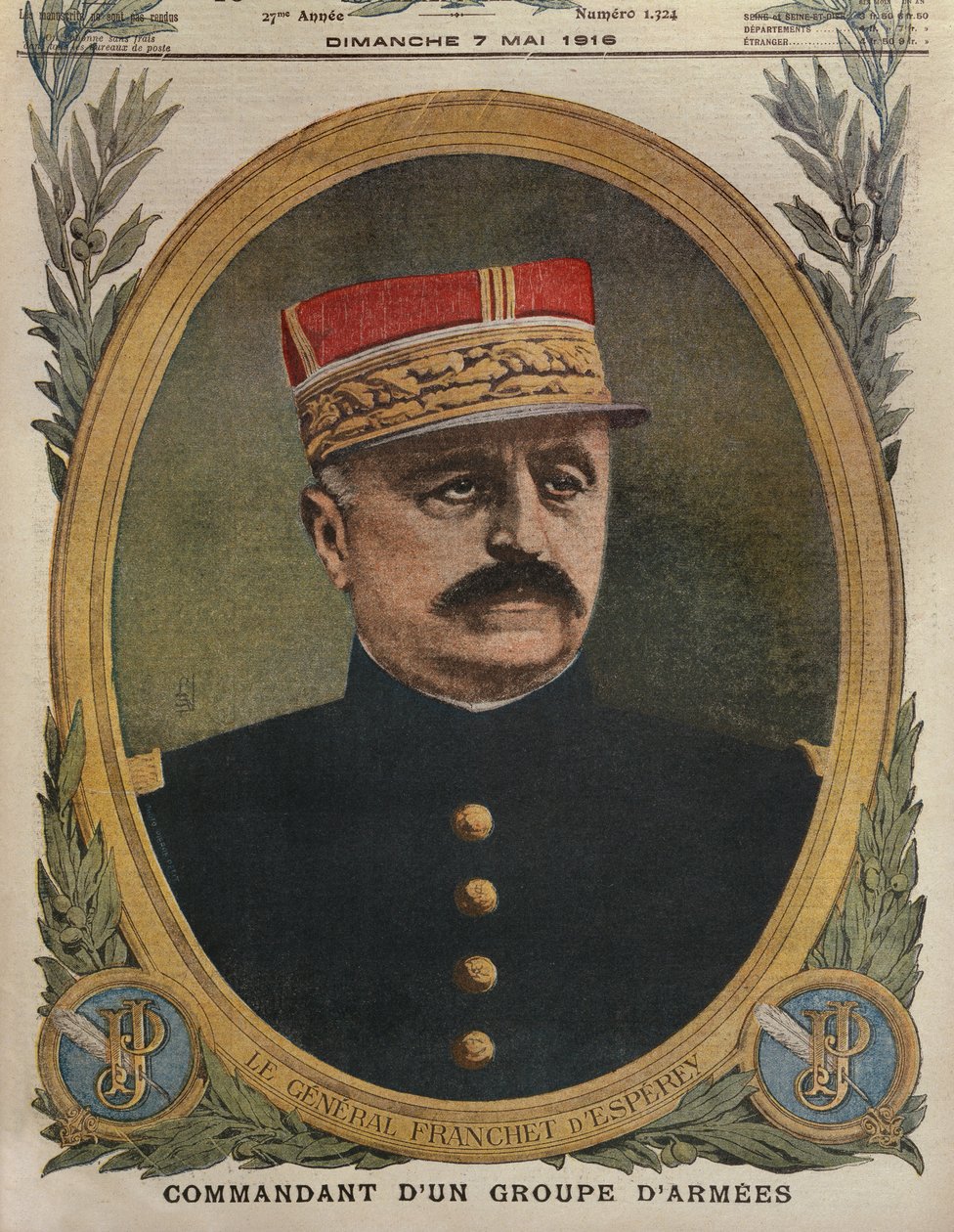 General Franchet d'Esperey commander of an Army group, front cover ...