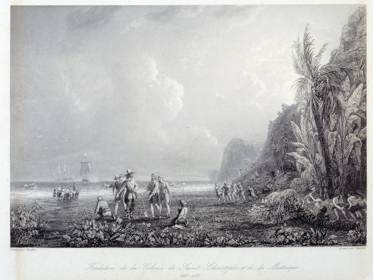 The Flibustier Pierre Belain d'Enambuc Founded the Colonies of Saint ...