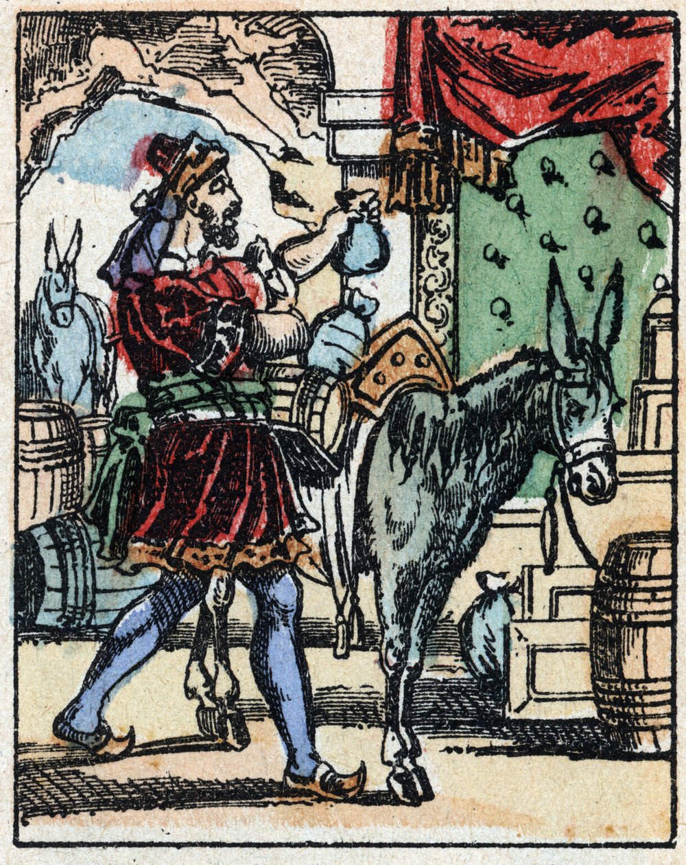 Illustration for the Tales of the Thousand and One Nights. Ali-Baba ...