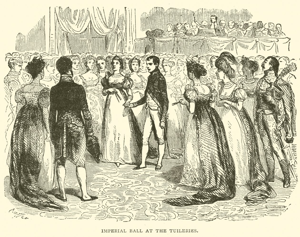 Imperial ball at the tuileries by French School