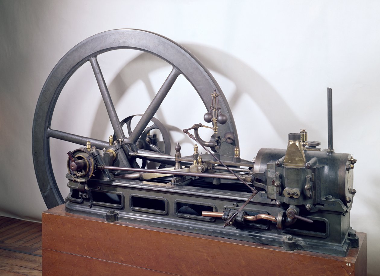 Internal combustion engine designed by Etienne Lenoir, 1860