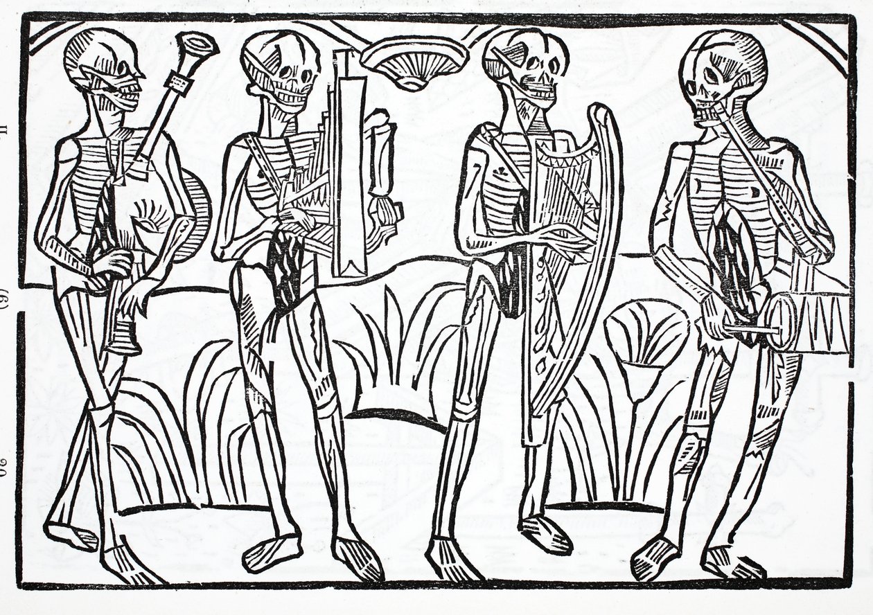 Danca Macabra Arte ARTHUR KAMPF | MASKENBALL (DANSE MACABRE)