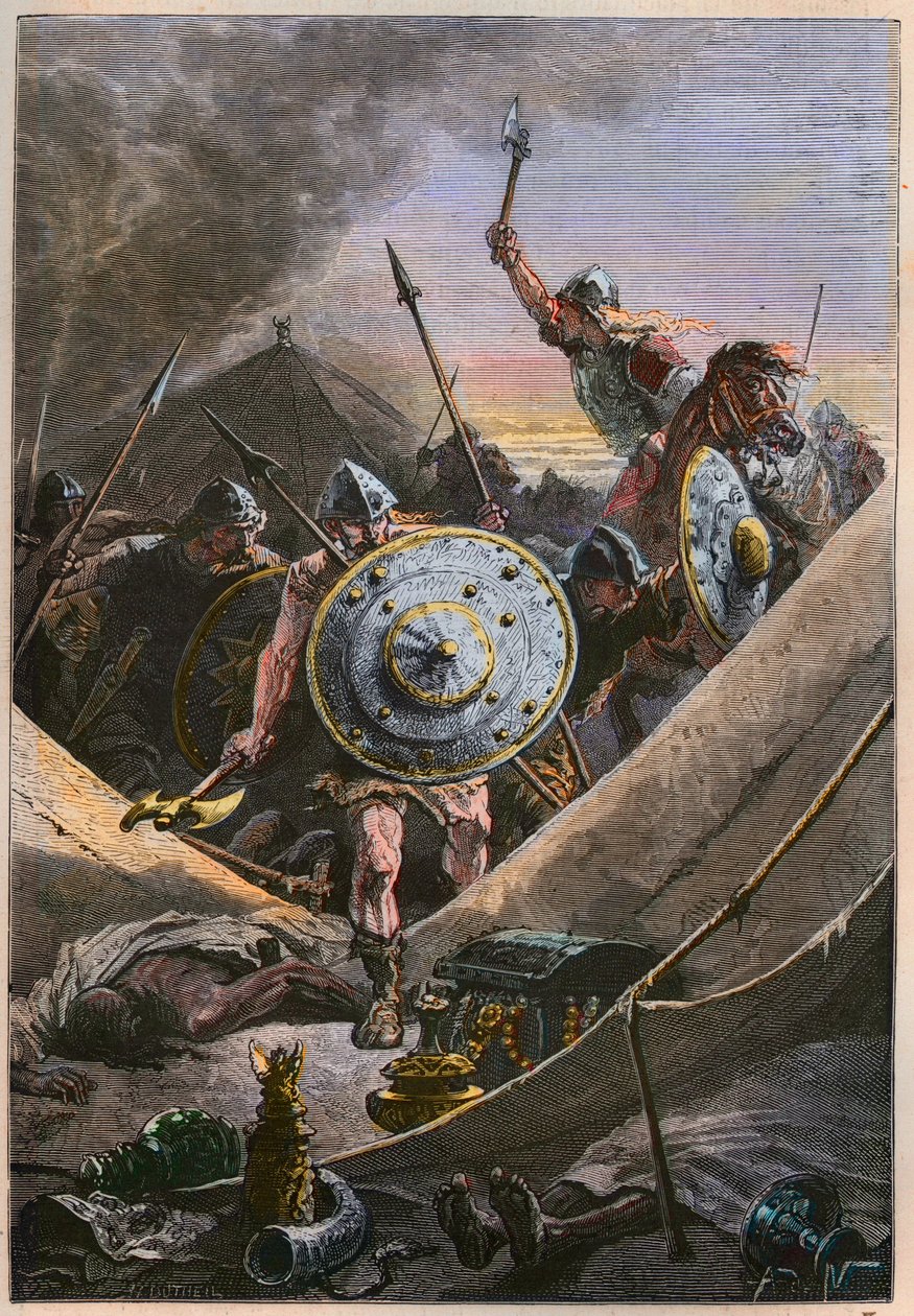 Moorish Invasions in the Middle Ages: The Franks Led by Charles Martel ...