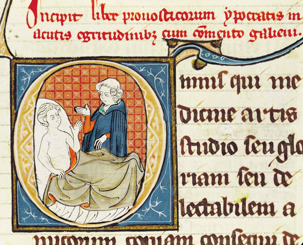 A Doctor Diagnosing a Patient, from Oeuvres de Galien by Claudius Galenus