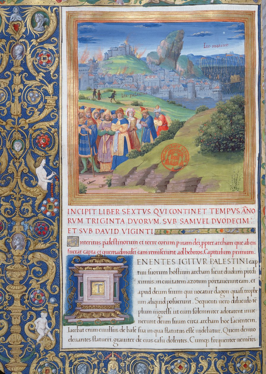 Illustration from Book VI, Chapter 1 of the Antiquities of the Jews by ...