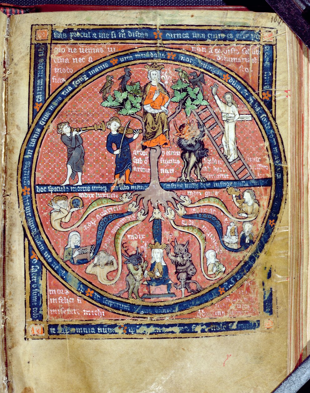 Allegorical Tree, from De Philosophia Mundi by Guillaume de Conches