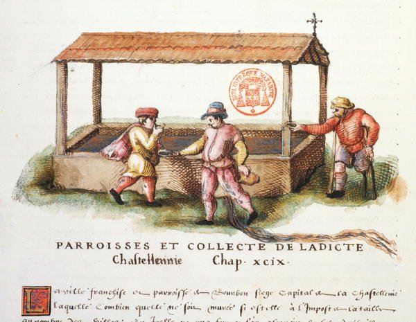 The Fountain of Saint-Pardoux, illustration from 'Generale Description ...