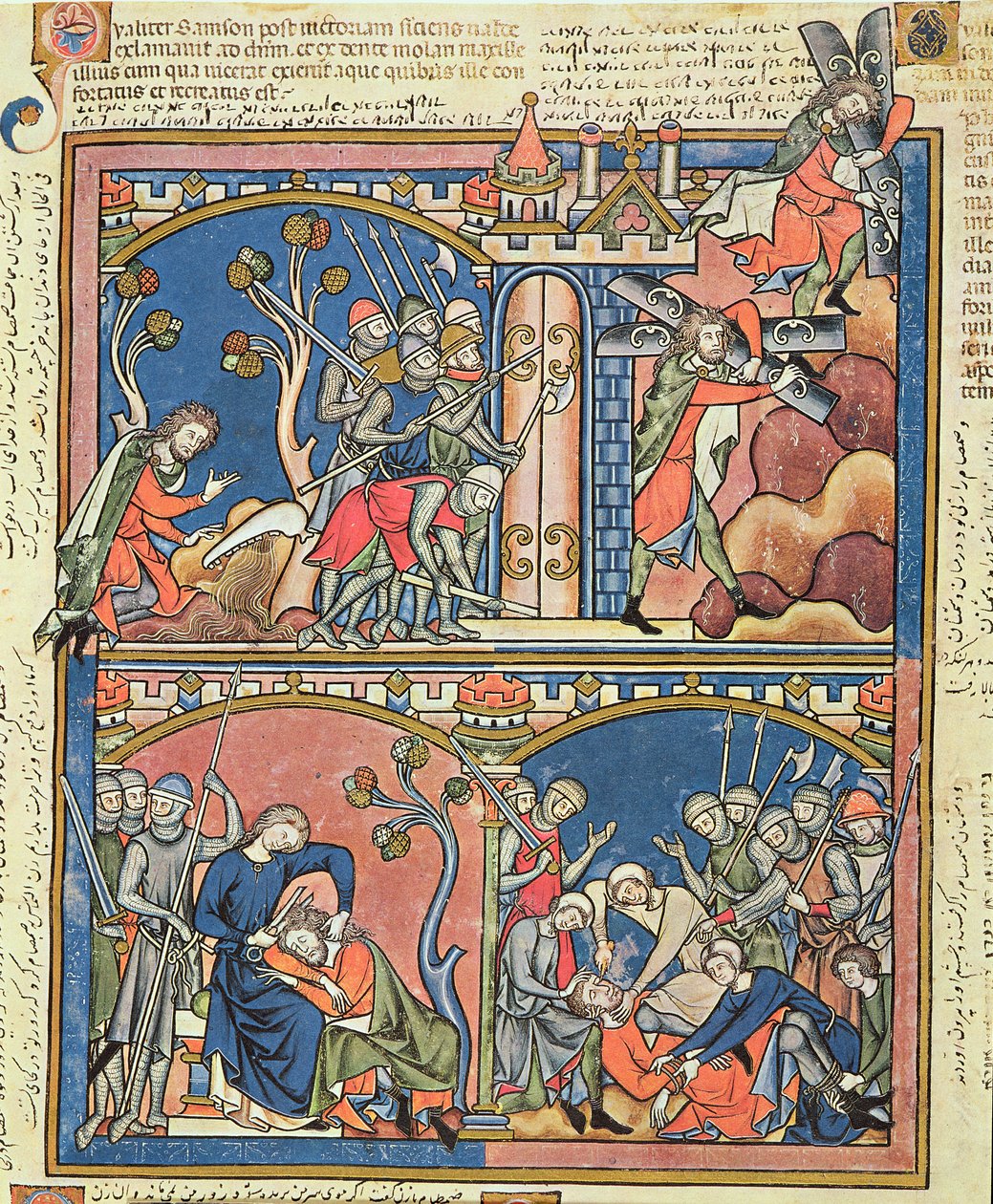 Samson and Delilah from the Morgan Picture Bible