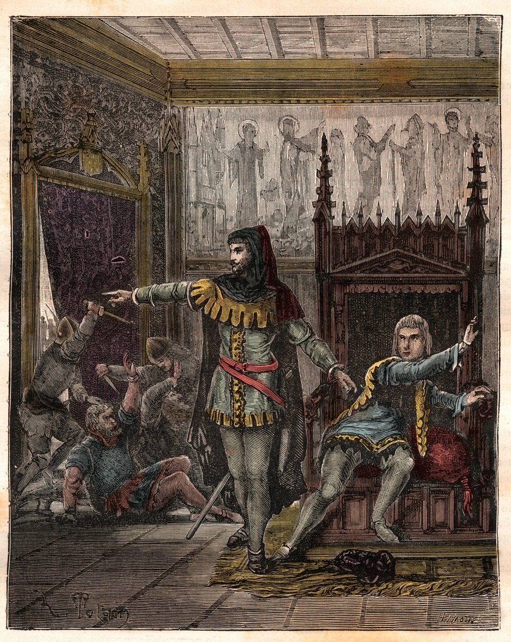 One hundred years war: The dolphin Charles (then Charles V) and Etienne ...