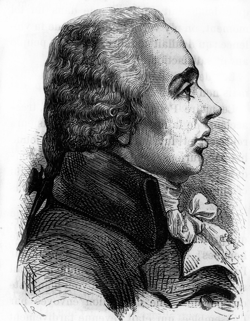 Portrait of Adrien Marie Legendre, French mathematician