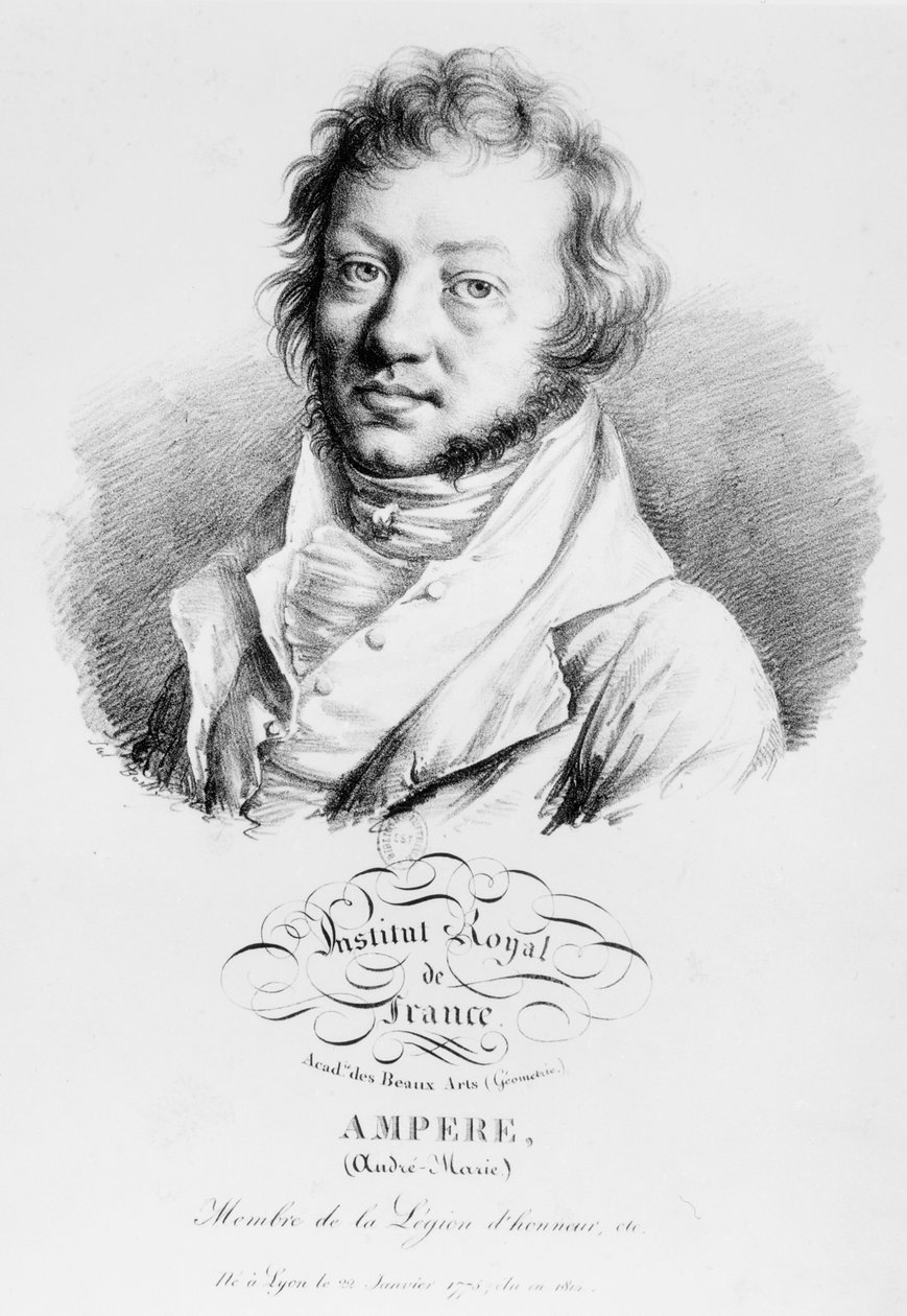 Portrait of Andre-Marie Ampere by French School