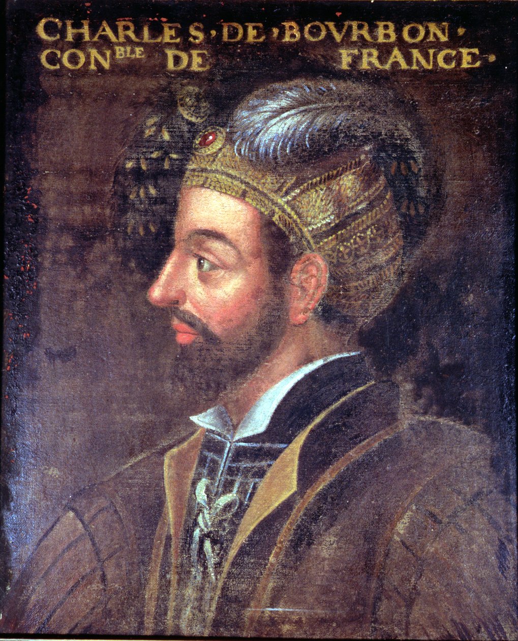 Portrait of Charles III Duke of Bourbon by French School