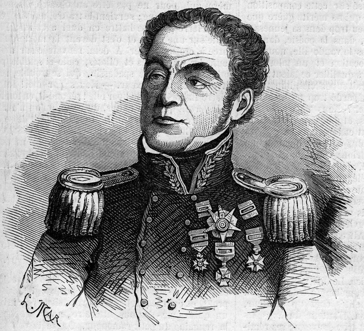 Portrait of General Antonio Lopez de Santa Anna
