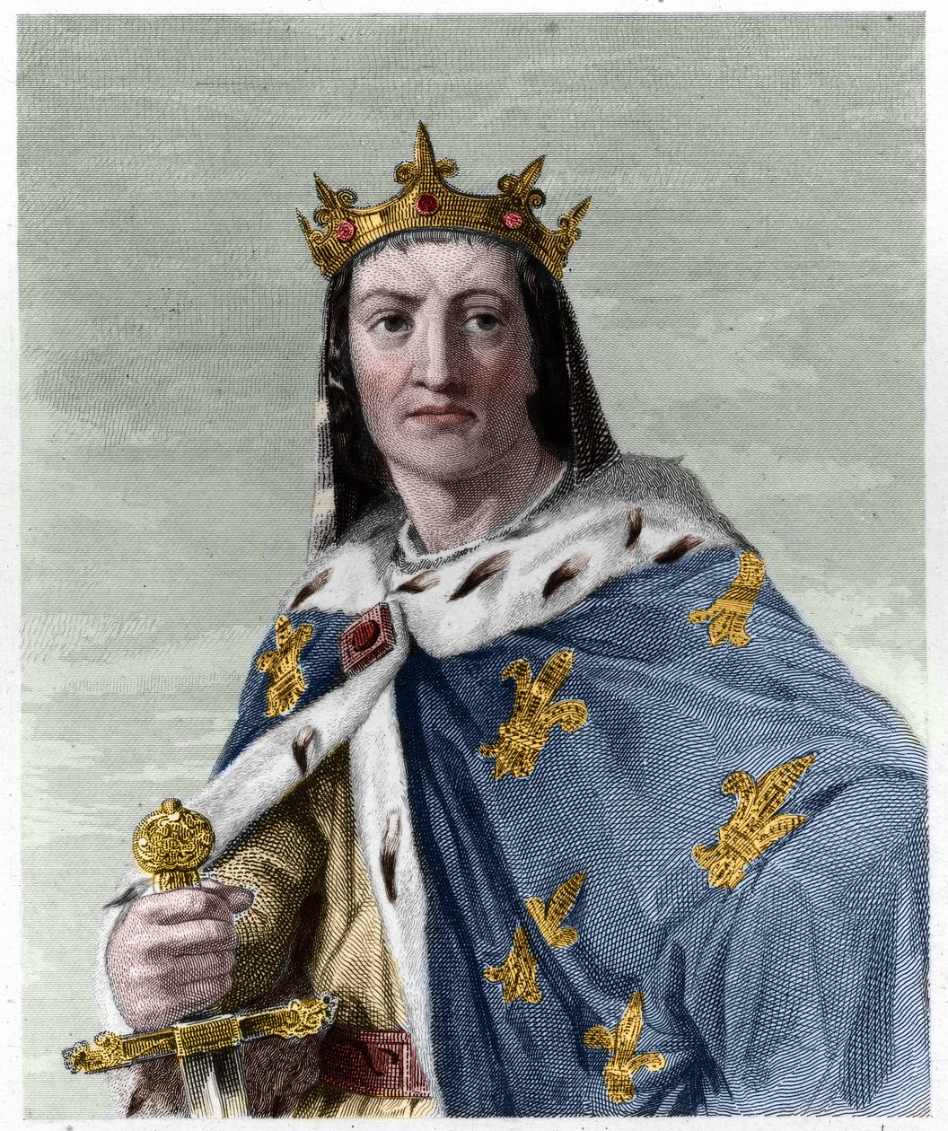 French King Portrait