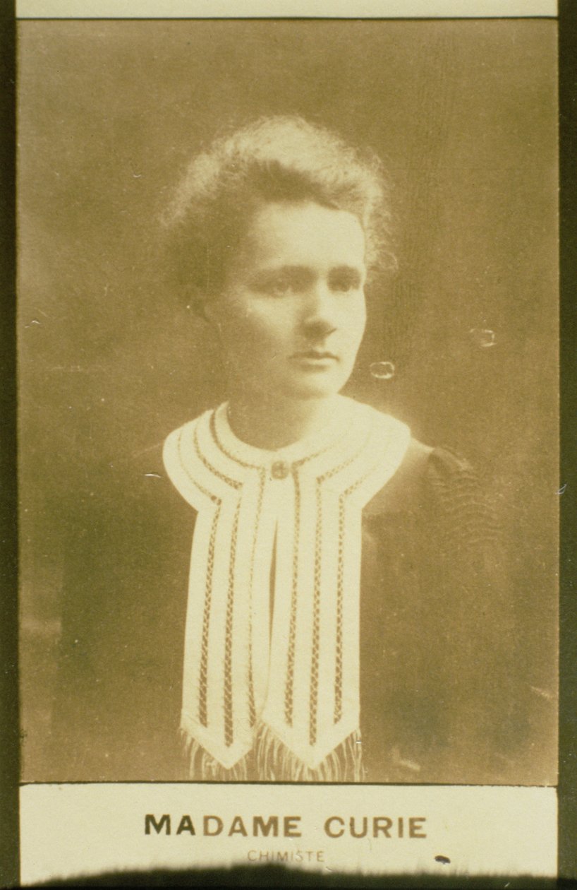 Portrait of Marie Curie by French School: Fine art print