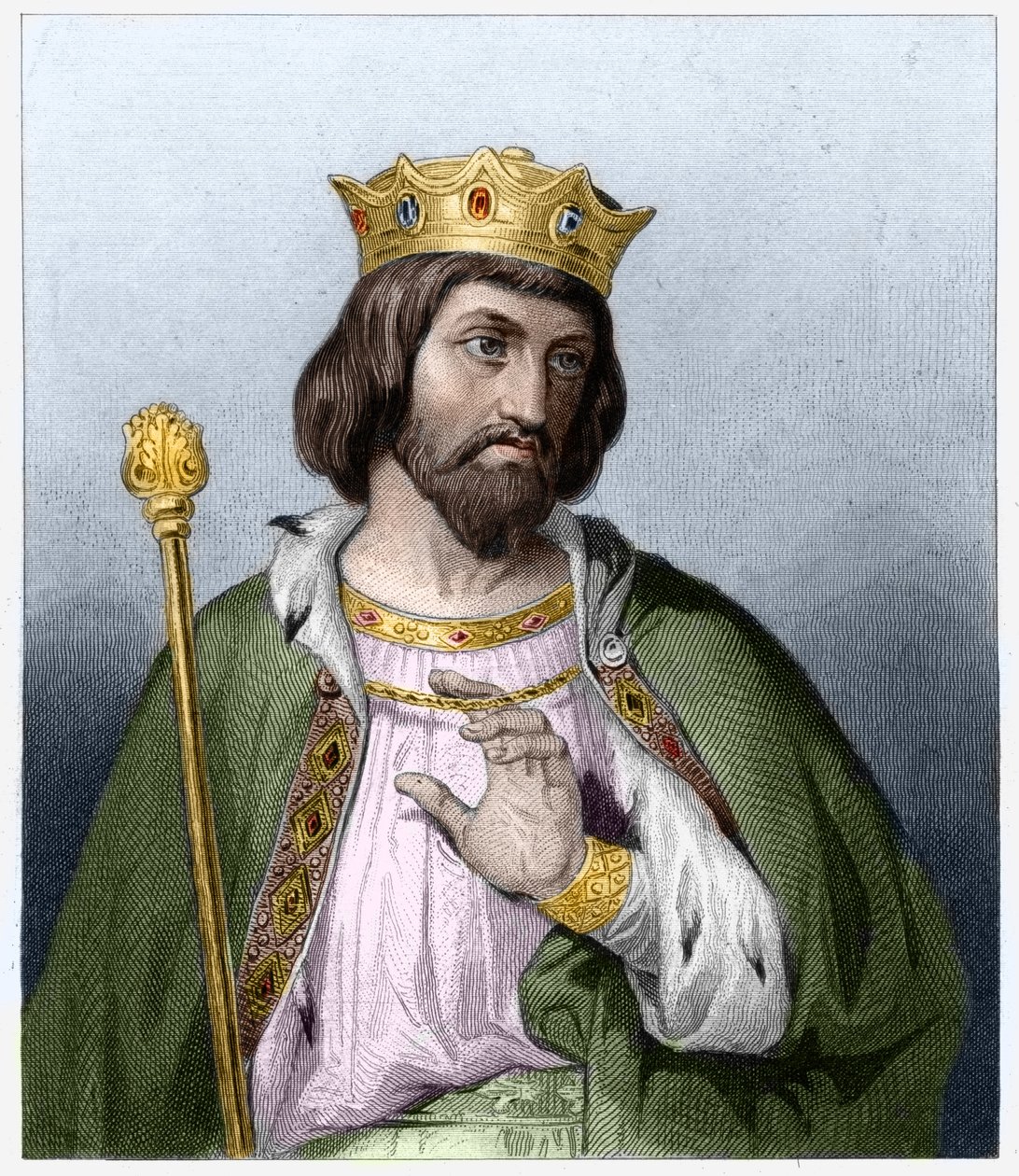 Portrait of Robert II the Pious, King of France