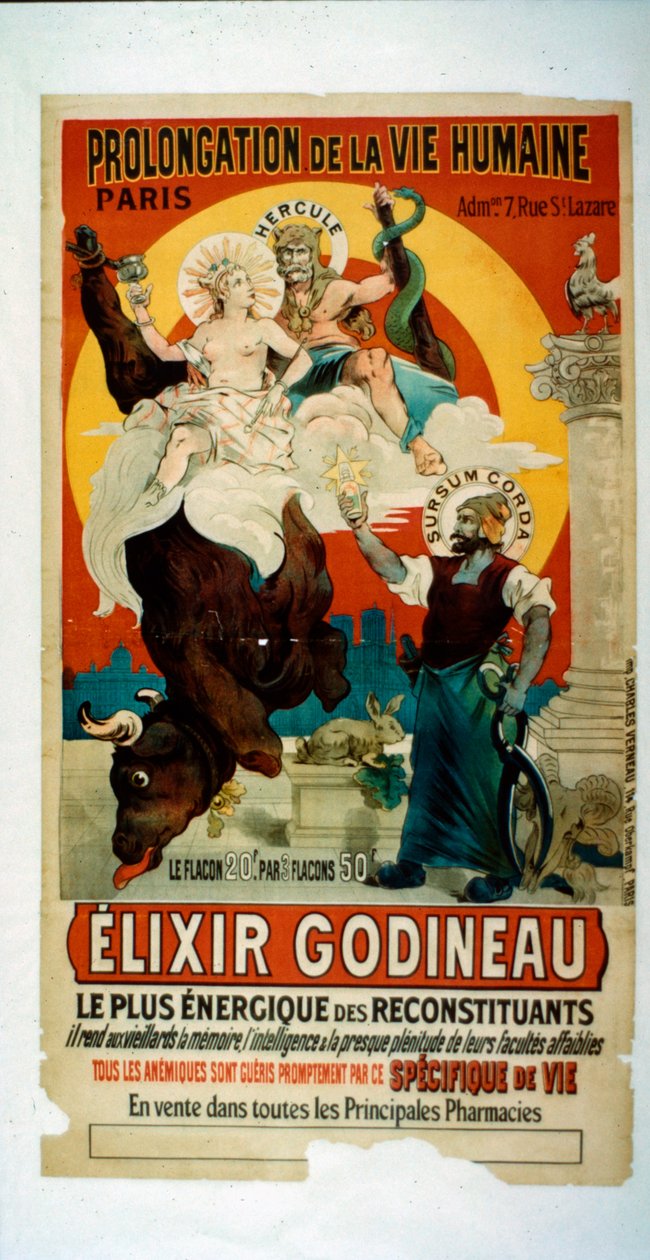 Poster for Elixir Godineau by French School